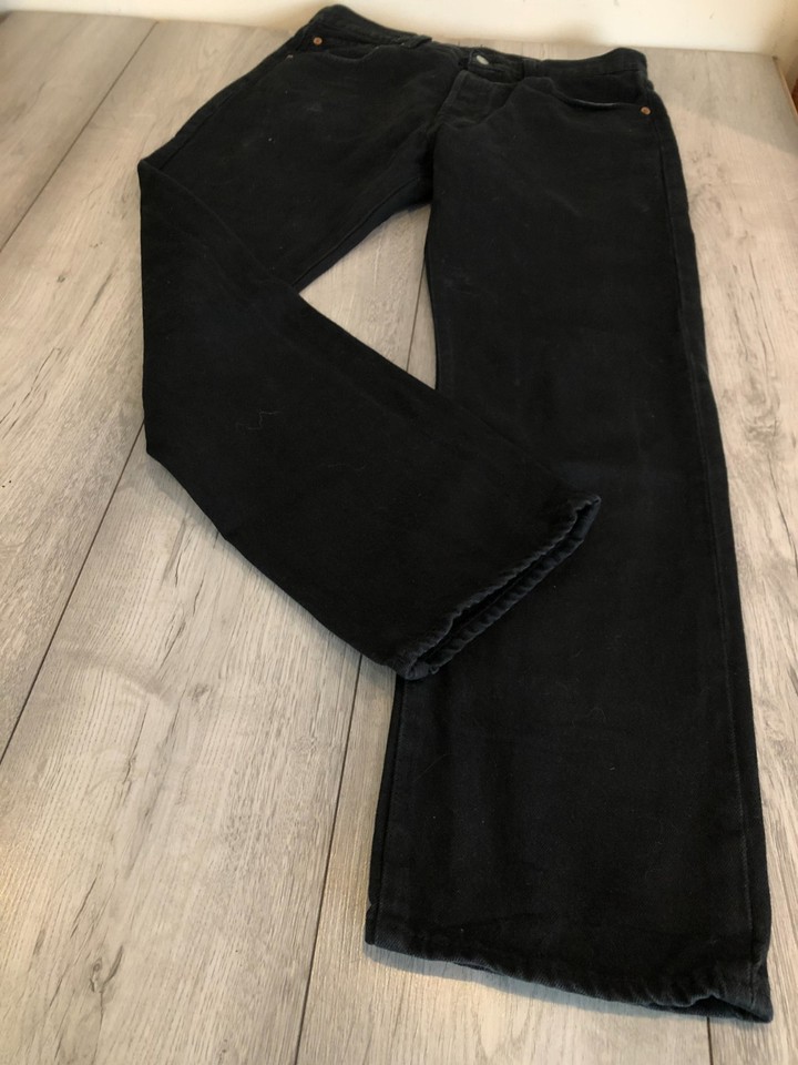 MENS LEVIS 501 JEANS 32 inch WAIST X 30 inch LEG BLACK | eBay UK