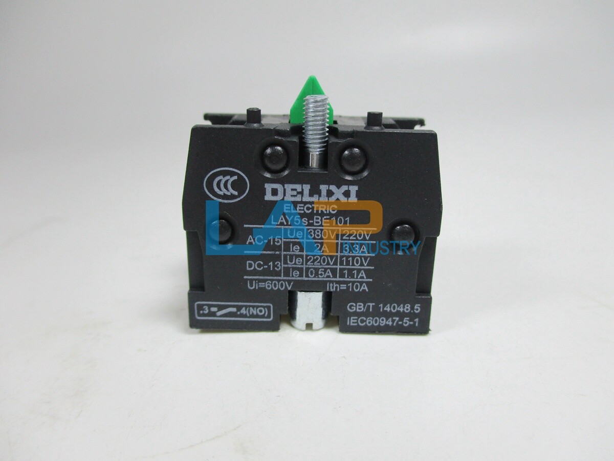 QTY:10 NEW for DELIXI Button switch base LAY5-BE101 （LAY5s-BE101 ）1NO ...