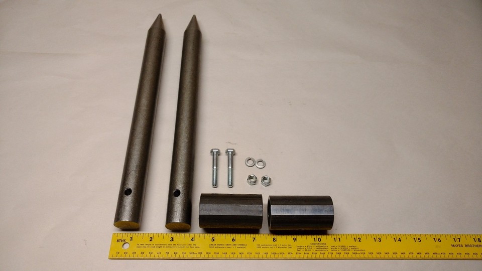 USA - NEW - ROUND BALE STABILIZER SPIKE SPEAR MOVER TINE - WITH ...