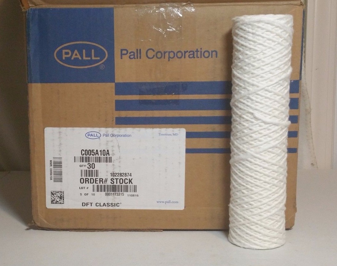 Case of 30 - Pall DFT Classic 5 μm Filters - Pall C005A10A 2-1/2 ...