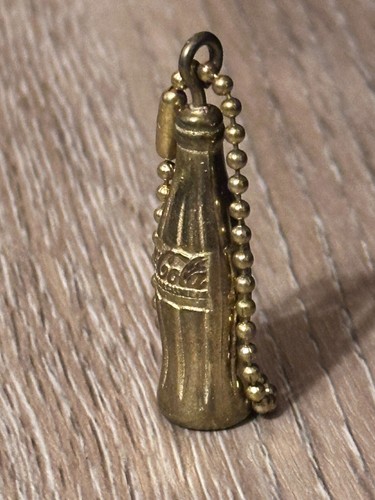 Coca-Cola Coke Miniature Gold Tone Metal Bottle Keychain 2 inch | eBay