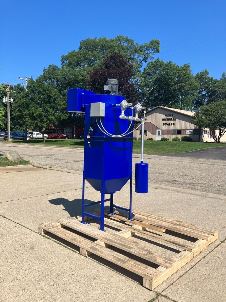 SANDBLASTING CABINET, INDUSTRIAL BLASTING SYSTEM, PRESSURE POT BLASTER ...