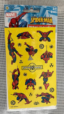 The amazing SPIDER-MAN Stickers 2 Sheets NEW Sealed 2008 | eBay