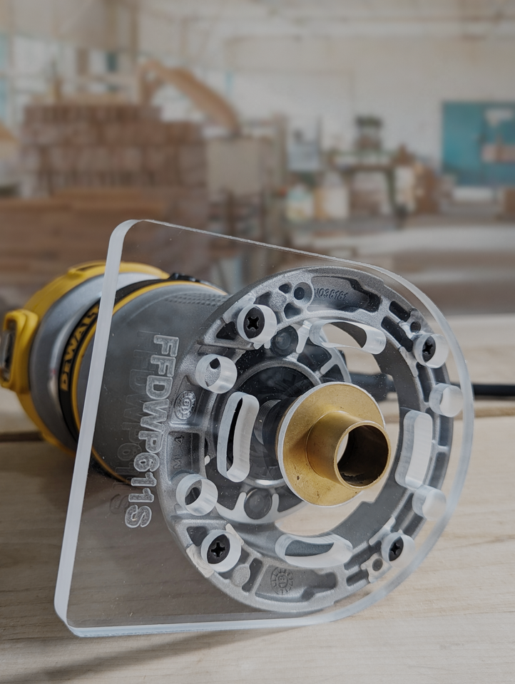 Baseplate Upgrade with Bushing Compatibility for Dewalt DWP611 / DCW600 ...