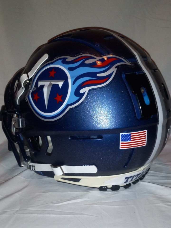 TENNESSEE TITANS SCHUTT F7 LTD CUSTOM OAKLEY PRIZM VISOR 1/4 TURN ADULT ...