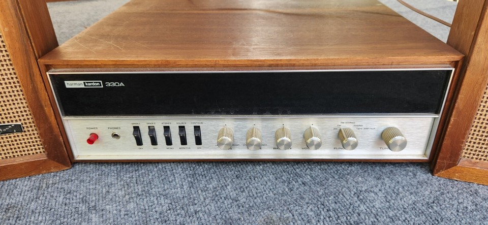 Vintage Harman Kardon 330A 1970s Stereo Receiver With Pair Of WALD Box ...