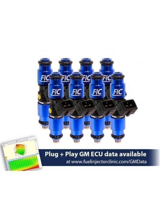FIC 1200cc High Z Flow Matched Fuel Injectors Chevy LS1 & LS6 - Set of ...