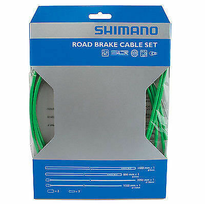 Shimano Road PTFE Brake Cable Set Green Da 7900 for sale online | eBay