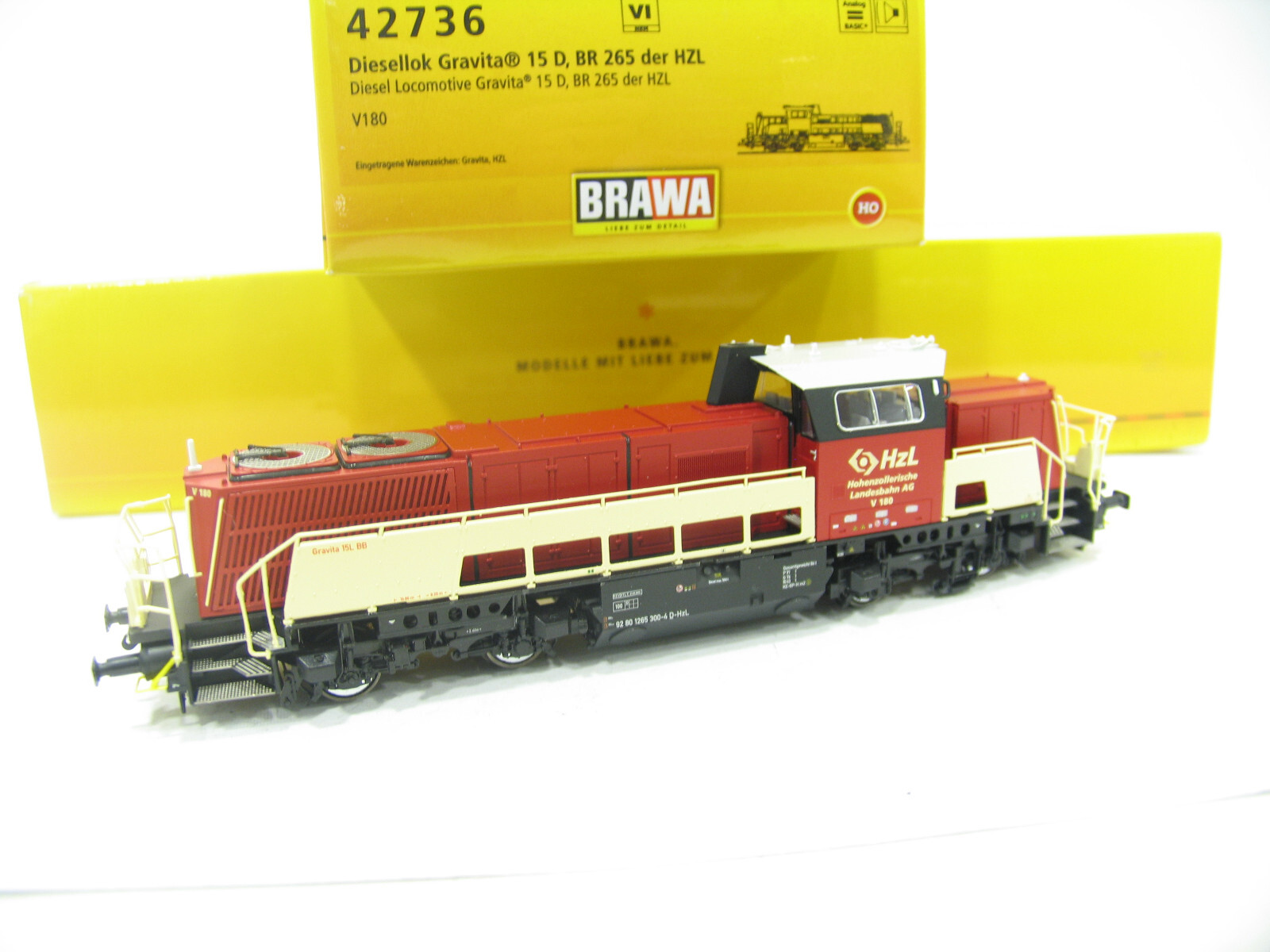 BRAWA 42736 DIESELLOK V180 der HZL KR4021 | eBay.de