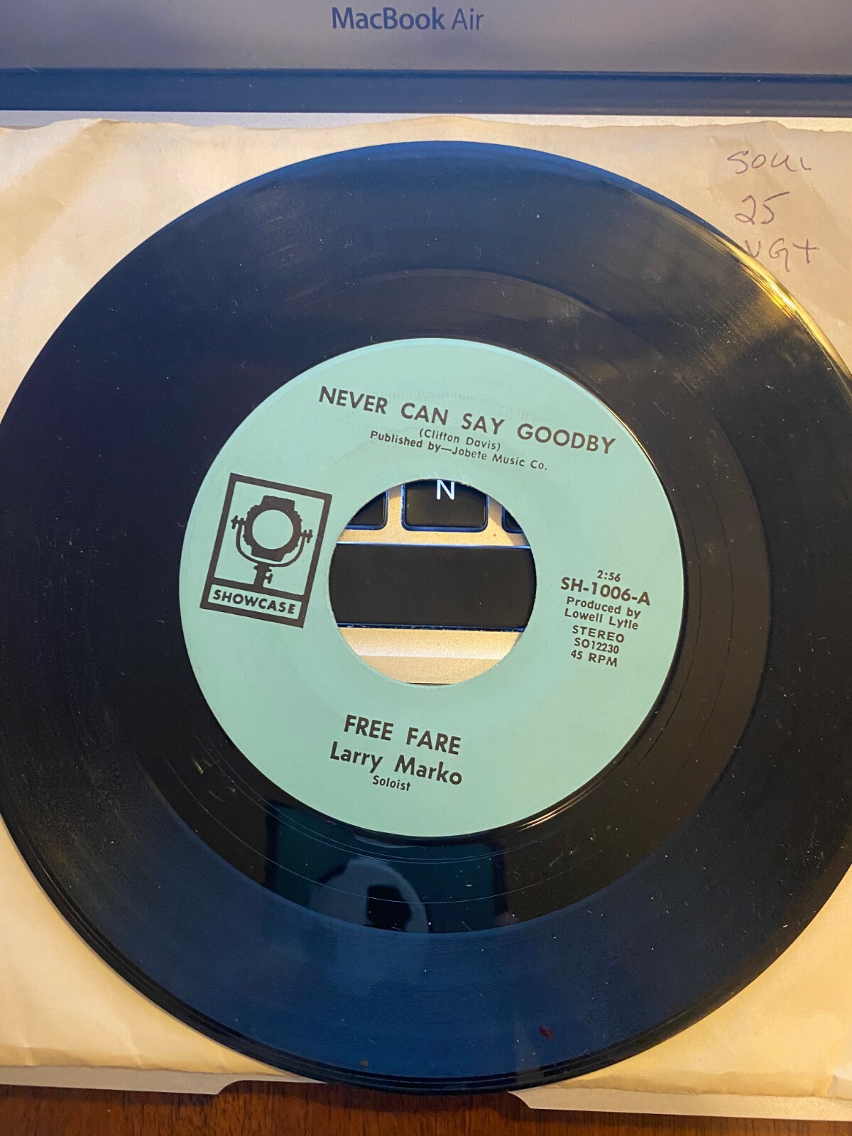 SOUL 45 RPM RECORD - LARRY MARKO - SHOWCASE SH-1006 | eBay