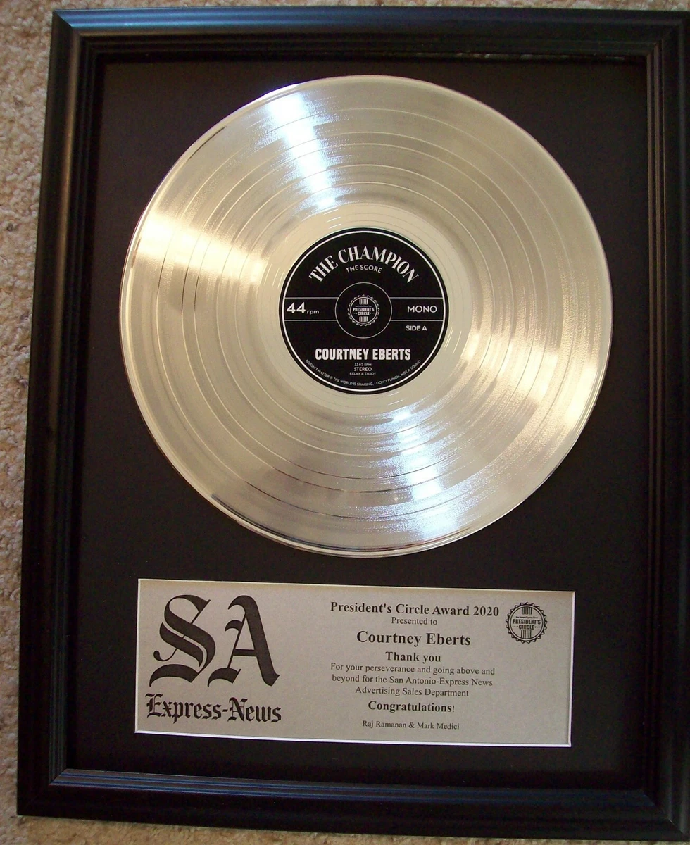 Platinum Record Plaque