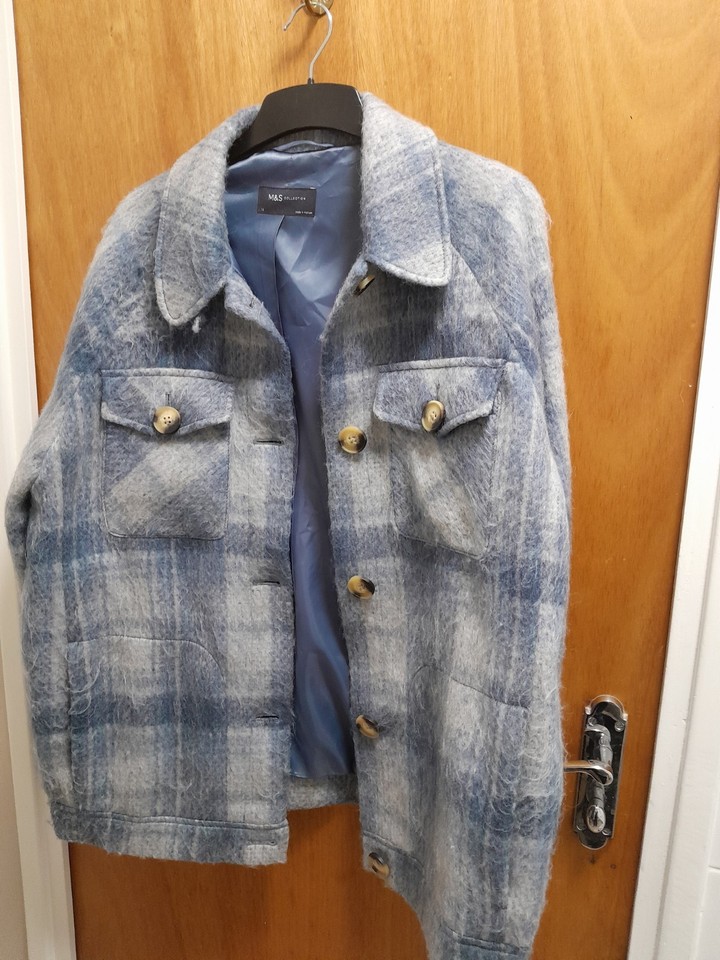 Women's Check Winter Jacket Size 14 | eBay UK