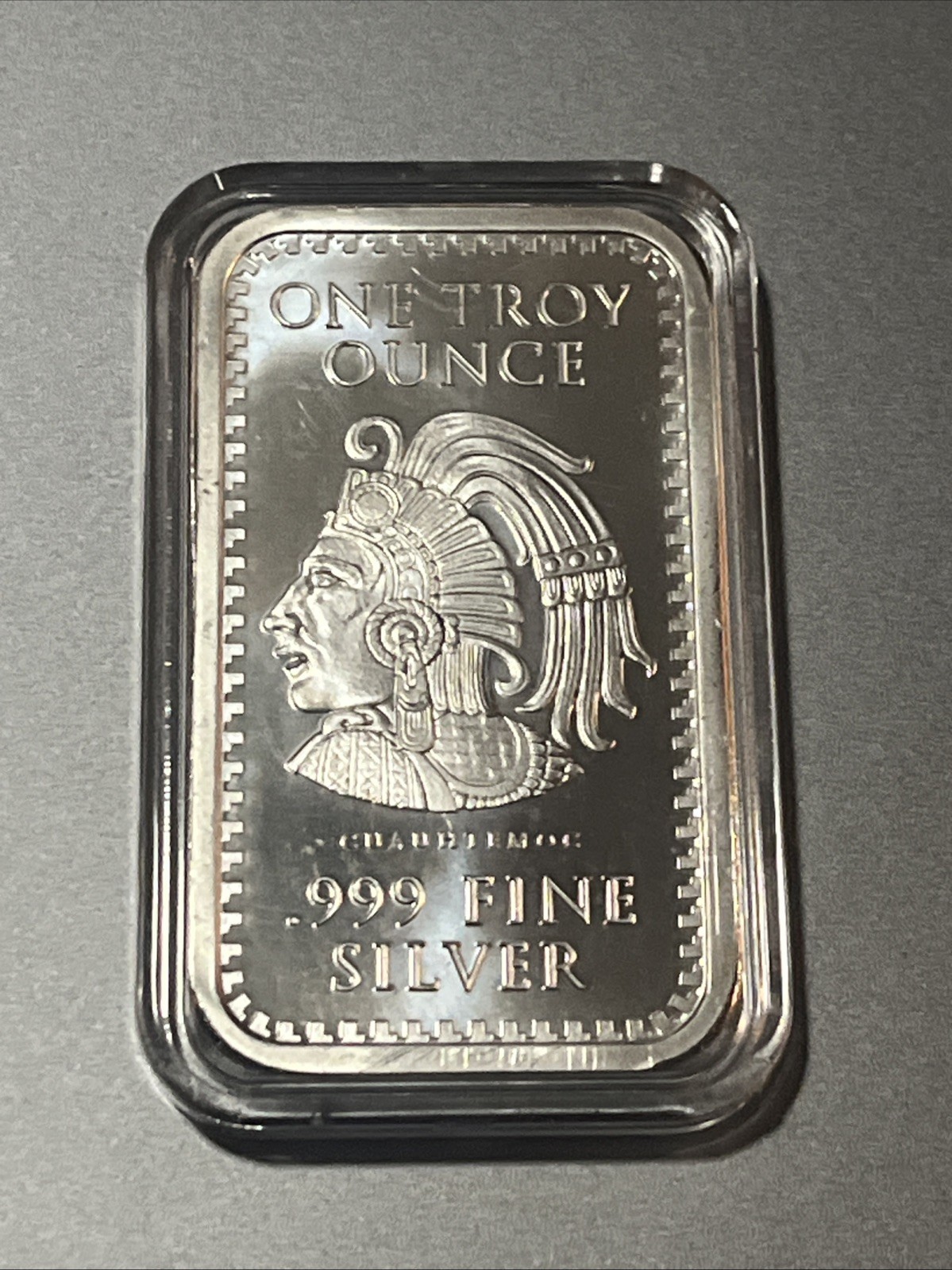 1 Troy oz .999 Fine Silver Aztec Calendar Silver Bar IN A CAPSULE🔥🔥🔥 | eBay