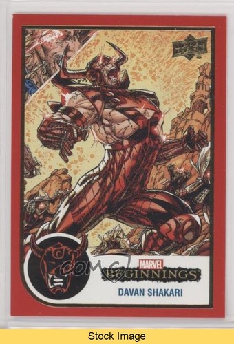 2022 Marvel Beginnings Vol 2 Series 1 Red Border Davan Shakari #71 READ c6q | eBay