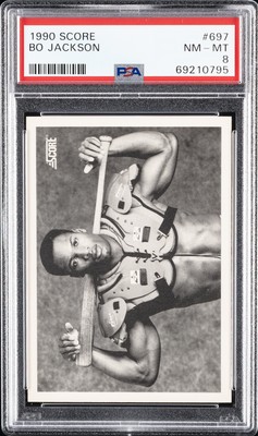 1990 SCORE #697 BO JACKSON PSA 8 | eBay