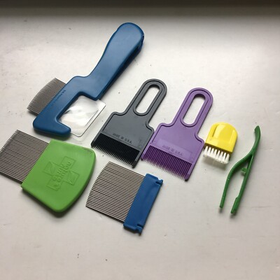 CVS & Nature's Nerse Head Body Lice & Egg Removal Comb Brush tweezers ...