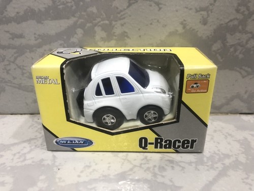 Voiture miniature collection WELLY - Q-Racer blanche en boite | eBay
