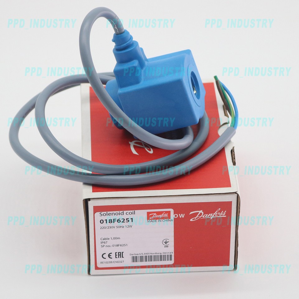 1PC 018F6251 New For DANFOSS Solenoid Valve Coil In Box | eBay