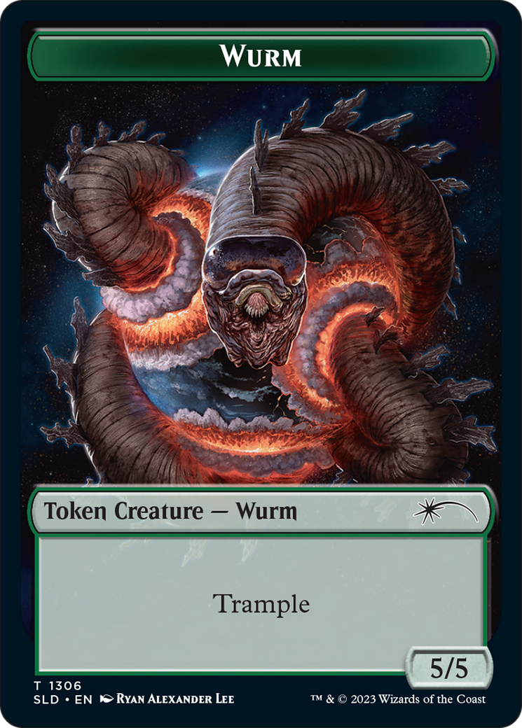 Wurm Token [Secret Lair Drop Series] MTG Near Mint Foil | eBay