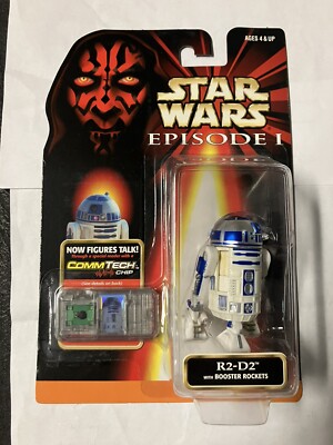 1998 Hasbro Star Wars Phantom Menace R2-D2 With Booster Rockets Action ...