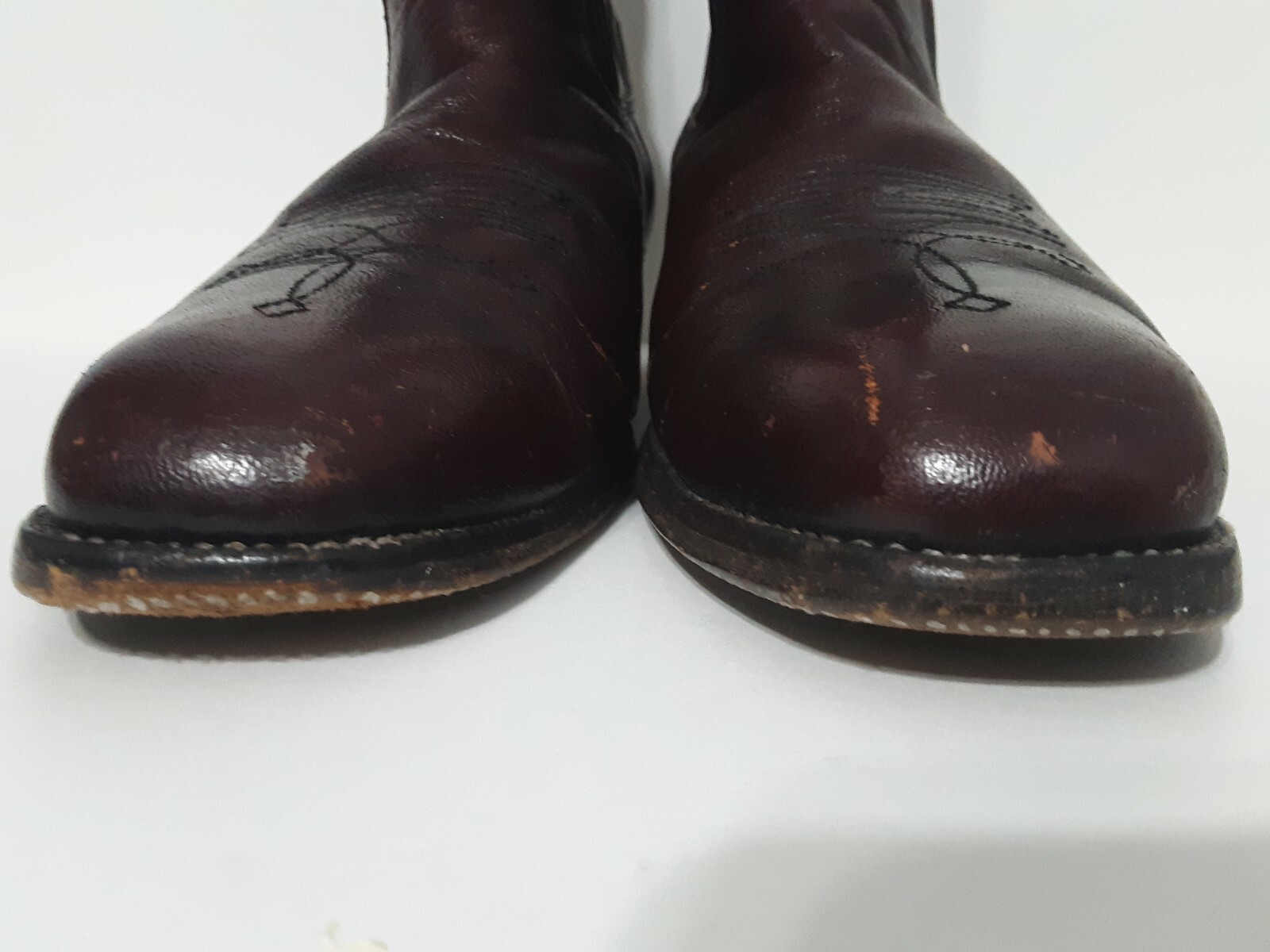 RJ FOLEY Cowboy Boots Men`s US 8.5D Red | eBay