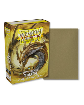Dragon Shield - Truth - Dual Matte Sleeves - Japanese Size Brand New | eBay