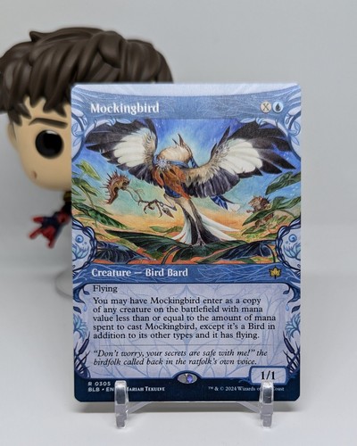 Mockingbird (Borderless) 🐦NM🐦 Bloomburrow 🐦 Magic The Gathering 🐦 MTG ...