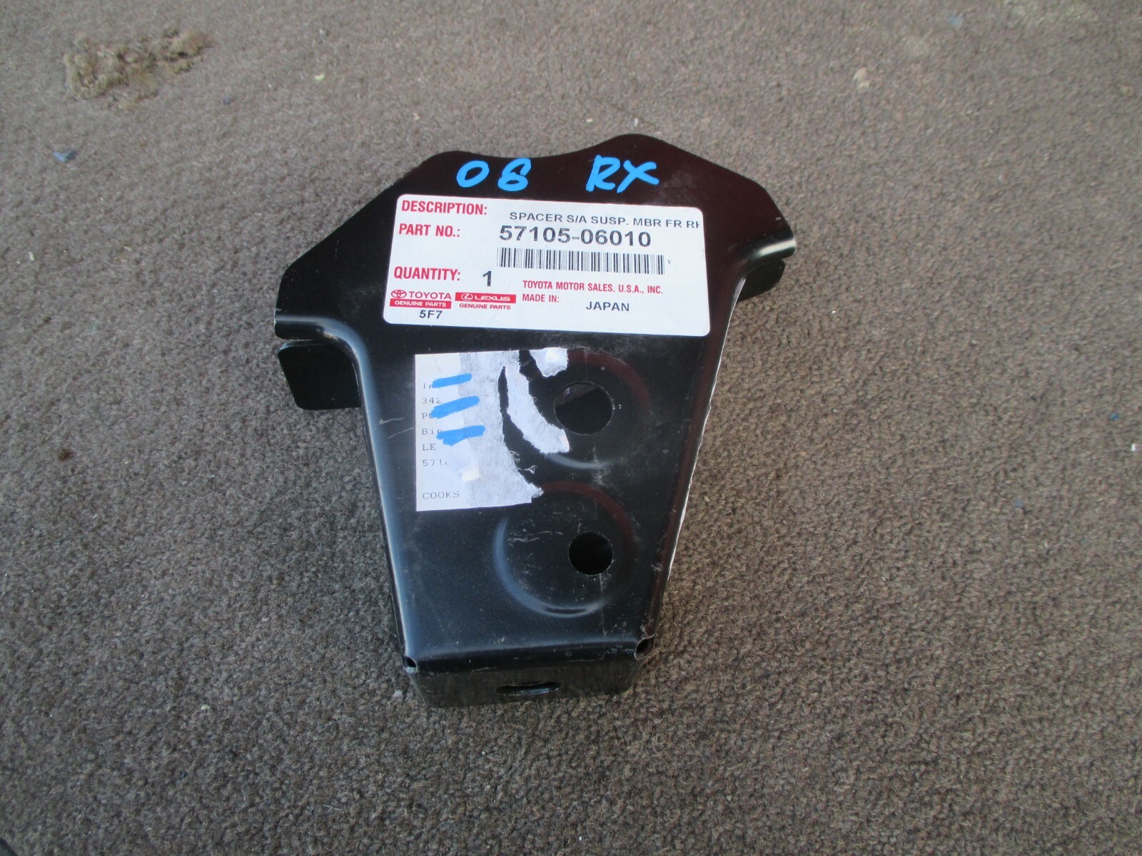 Genuine OEM Frame Side Member Bracket for Lexus 5710506010 for sale ...