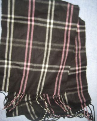 Cejon Made In Italy 100% Acrylic Plaid Scarf | eBay