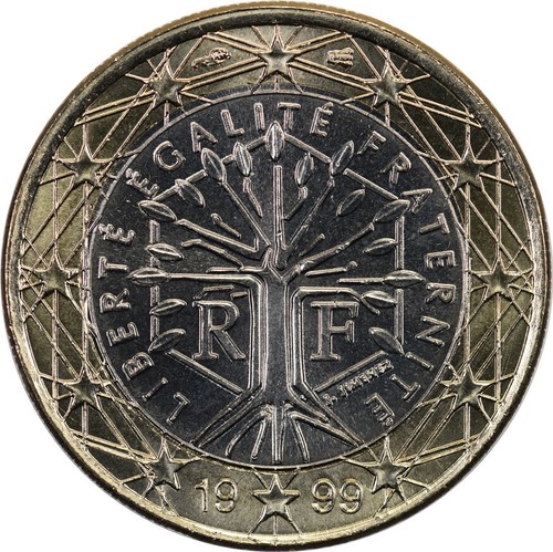 France - 1 Euro - 1999 - Unc - Tree of Life | eBay
