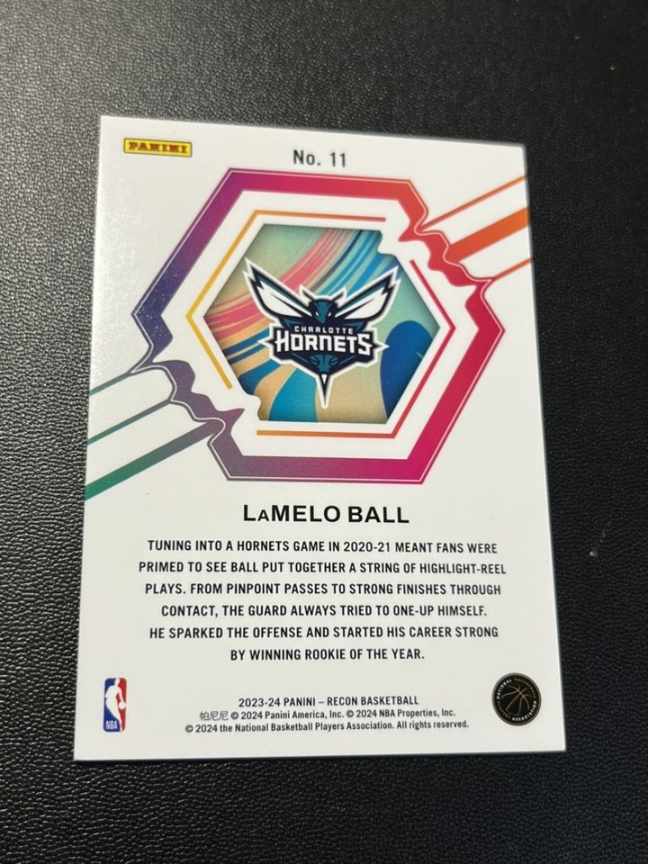 2023-24 Panini NBA Recon Lamelo Ball Rookie Review /75 Charlotte ...