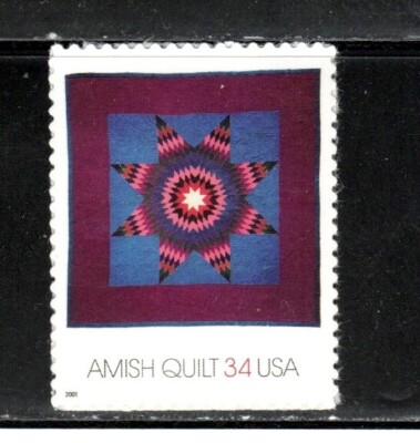 3525 * LONE STAR ~ AMISH QUILTS * U.S. Postage Stamp MNH | eBay