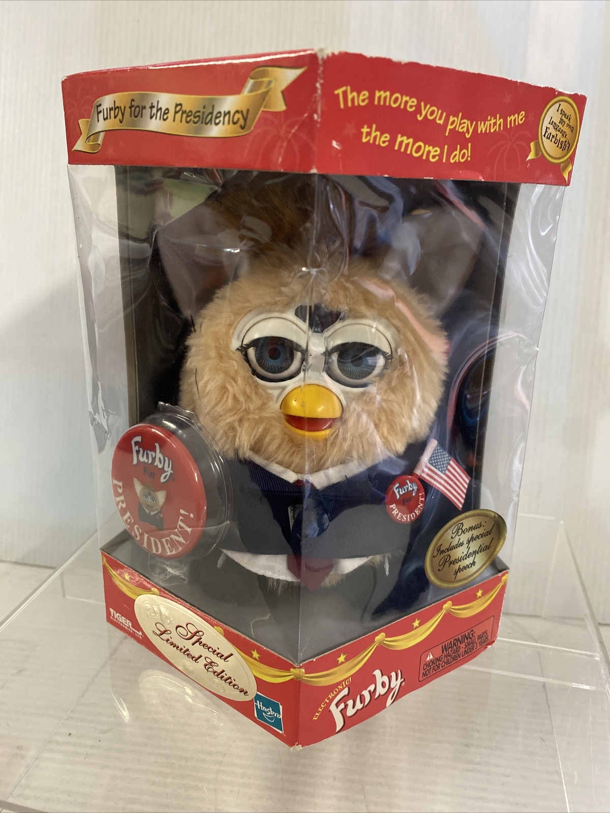 Furby for President 70665 Special Limited Edition 2000 Tiger for sale ...