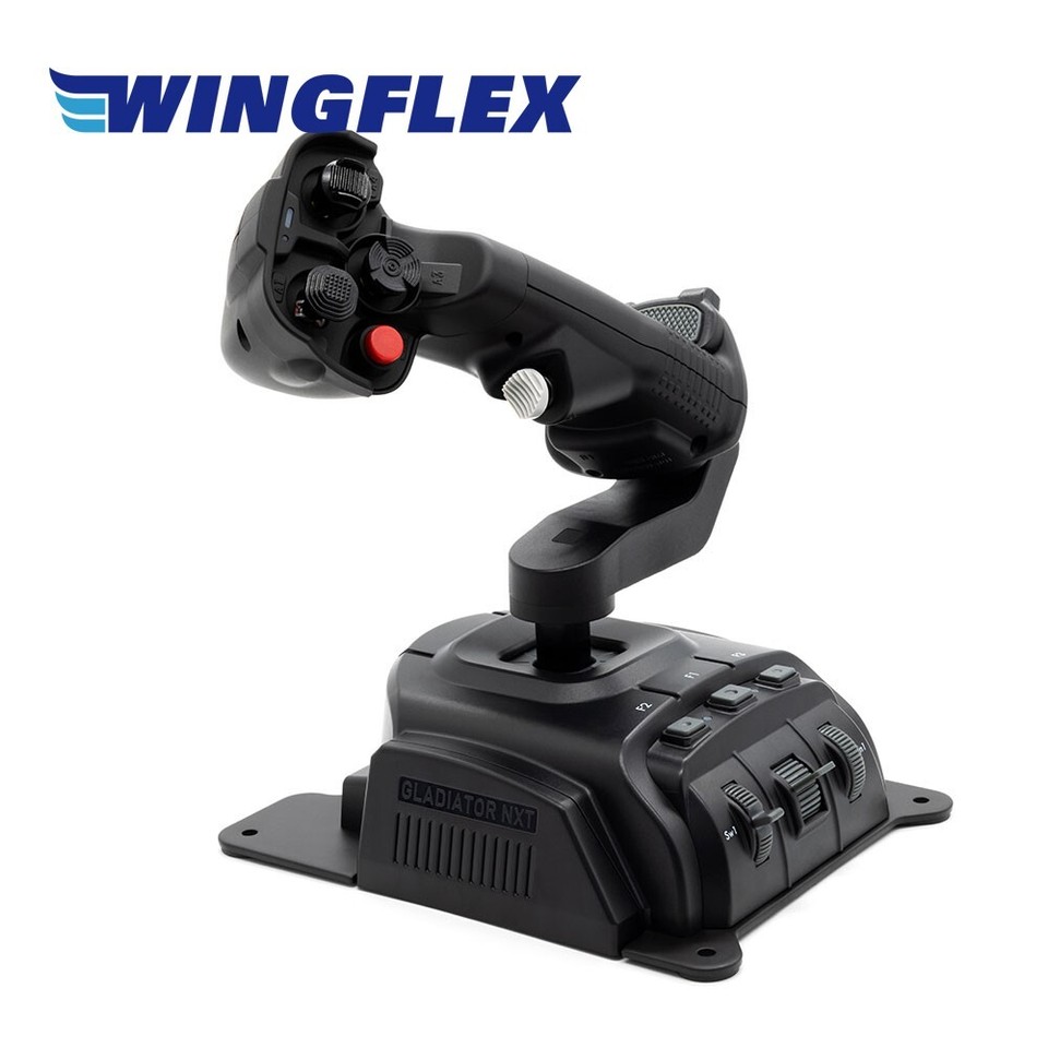 VKBSIM GNE Flight Joystick Gladiator NXT EVO Omni Throttle Joystick for ...