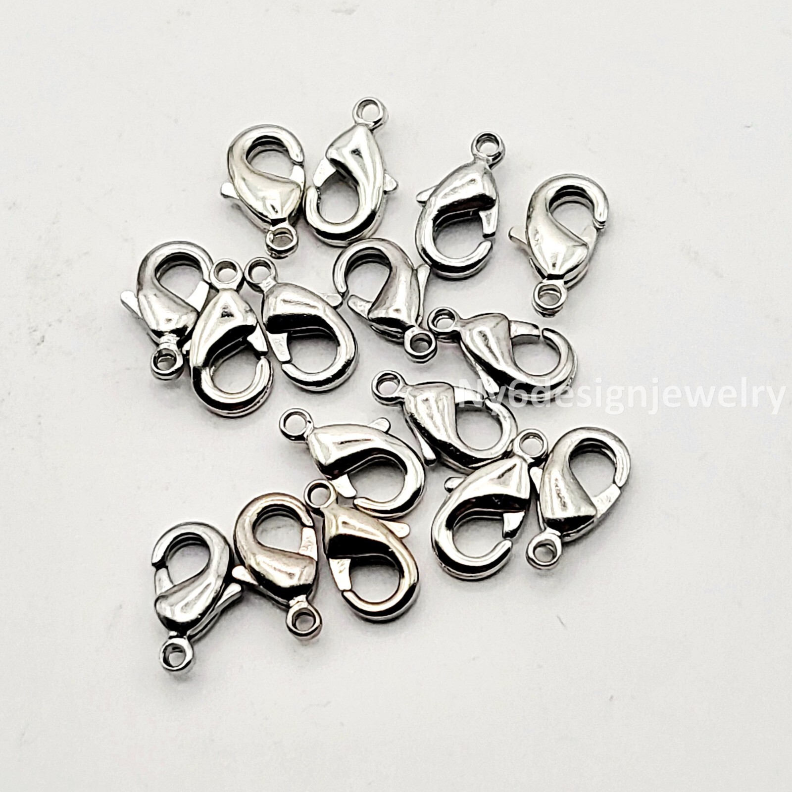 Antique silver Clasps – 10mm 12mm 15mm 18mm 23mm | Jewelry Making ...