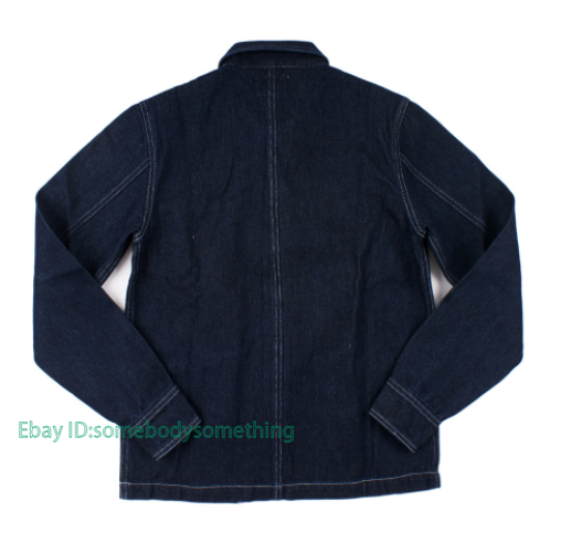 Railroad Denim Jackets Vintage Style Men's Work Jeans Chore Casual ...