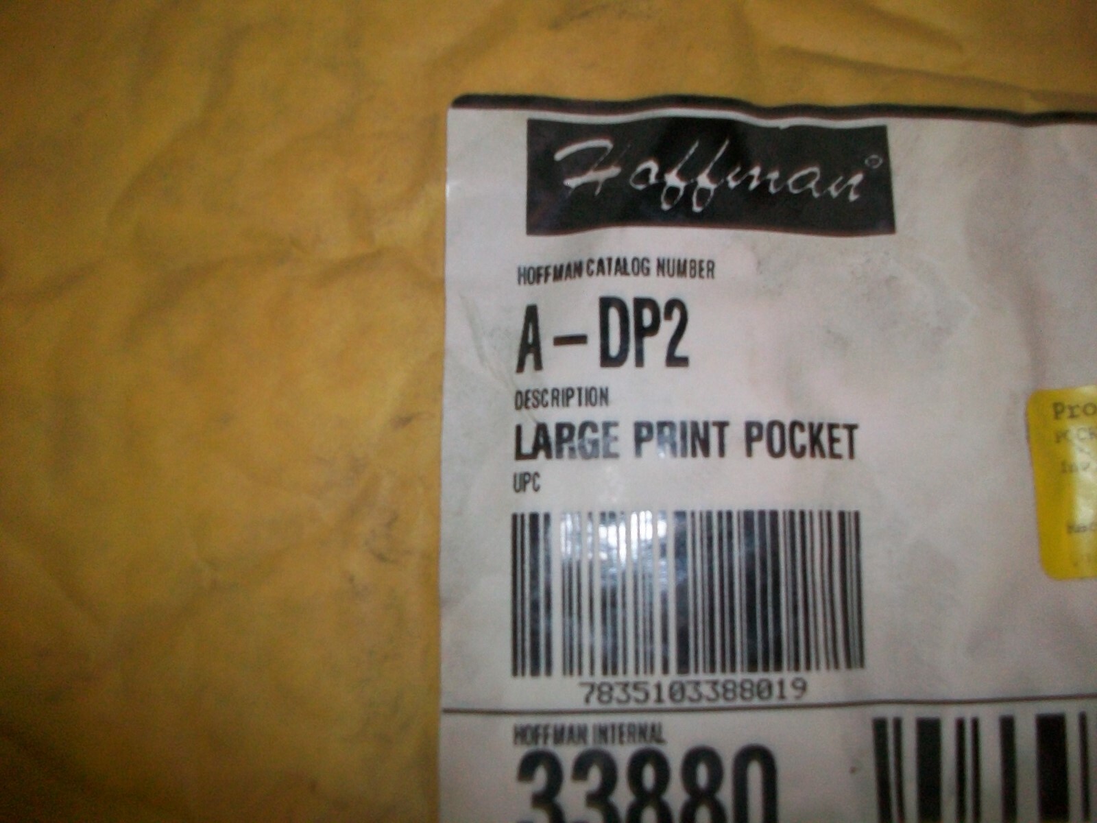 Pentair Hoffman Enclosures Large Print Data Pocket ADP2 for sale online ...