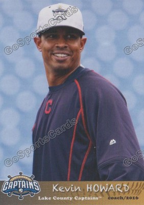 2016 Lake County Captains Kevin Howard HC Indians Minor League | eBay