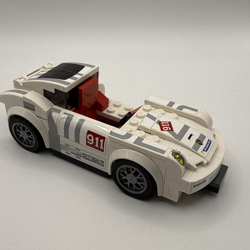 Lego Speed Champions 75912 Porsche 911 White Car For Parts / Incomplete ...