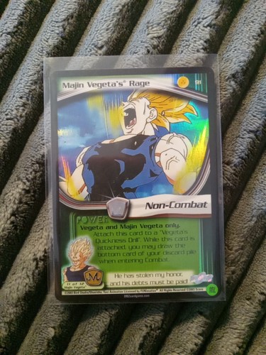 Majin Vegetas Rage Frantic Attack Limited Foil Vintage Dragonball Z | eBay