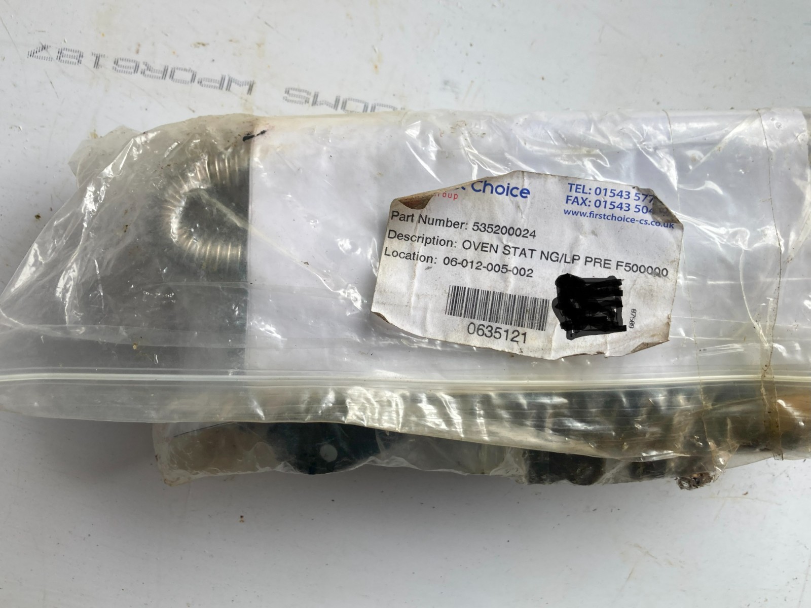 FALCON OVEN THEREMOSTAT KIT (PRE 500000 SER NO) | eBay