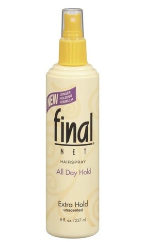 Final Net Hairspray Pump Extra Hold All Day Hold Unscented 12 Fl Oz New ...
