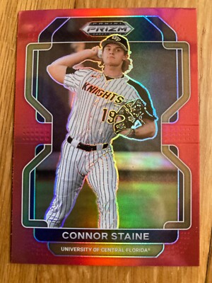 2022 Panini Prizm Draft Picks Connor Staine Red Prizm | eBay