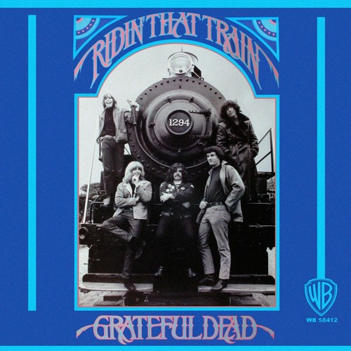 GRATEFUL DEAD Ridin' That Train BANNER 2x2 Ft Fabric Poster Tapestry ...