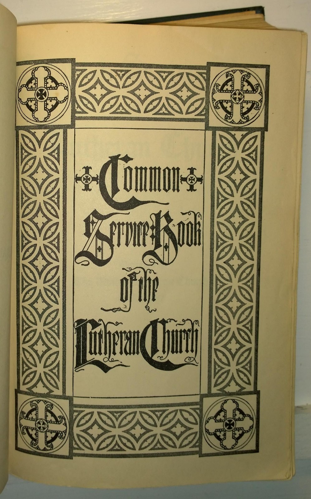 Common Service Book Lutheran Church w/ Hymnal, 1917/1918, United Luth ...