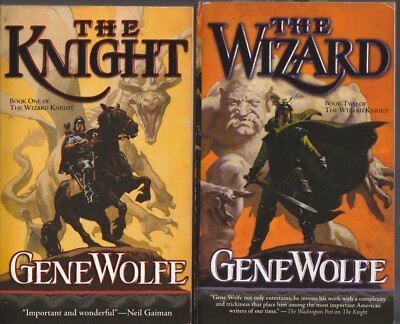 The Wizard Knight Series x2 Paperback Books Gene Wolfe 2005-6 Fantasy ...