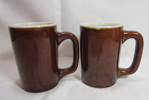 Hall China USA Vintage 1 Brown Mug Rego China 1 Brown Mug GC | eBay