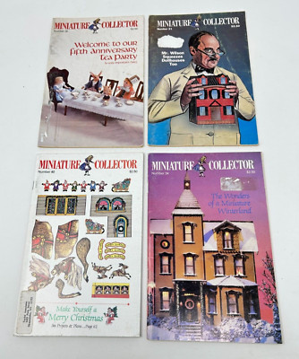 Lot of 4 Miniature Collector Magazines 1980's | eBay