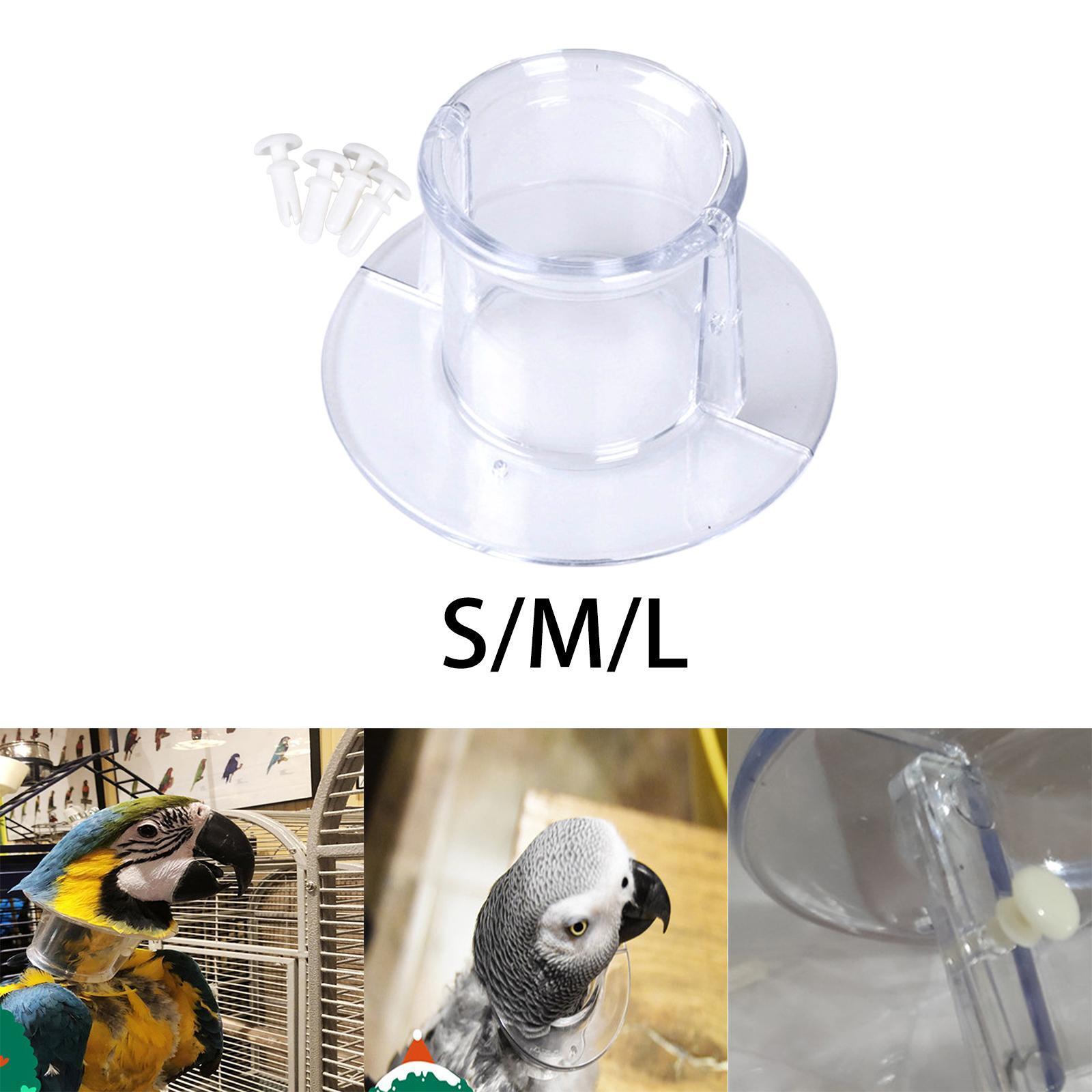 Parrot Collar Anti Grab Feather Safety Bird Collar for Birds Macaw ...