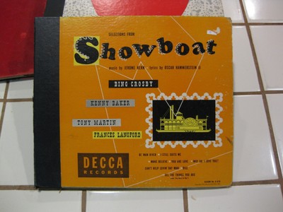 Showboat Selections COMPLETE 4 disc set 78RPM Decca A 619 Crosby Baker ...